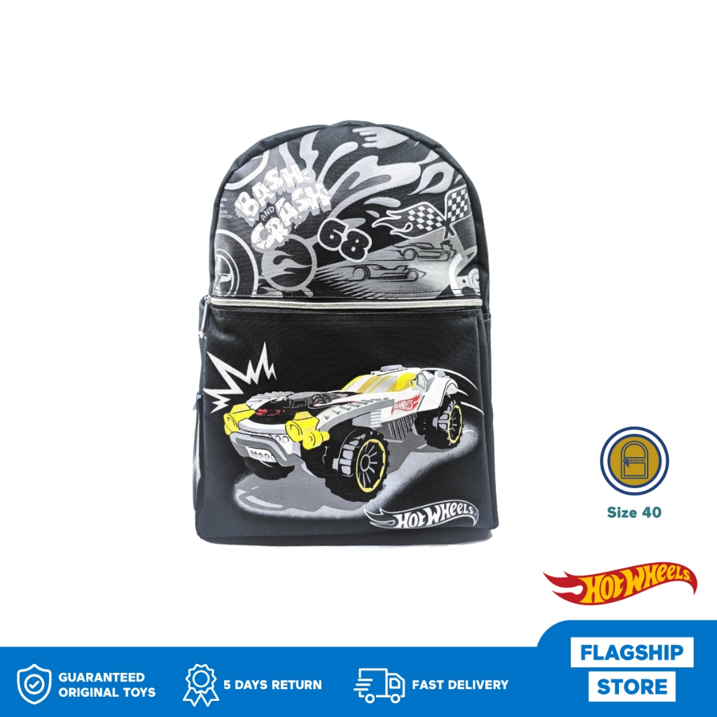Jual Dadi Prima Hot Wheels "Bash Crash" Ransel Anak | Shopee Indonesia