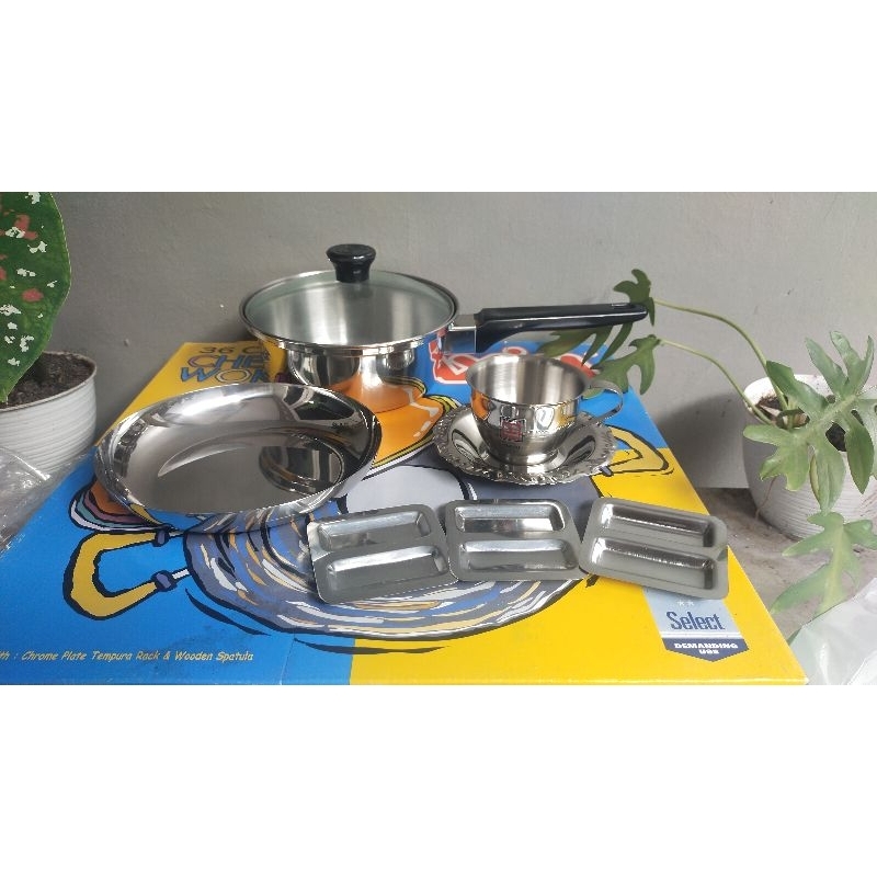 Jual Sauce Pan Panci Susu Set Stainless Steel Maspion | Shopee Indonesia