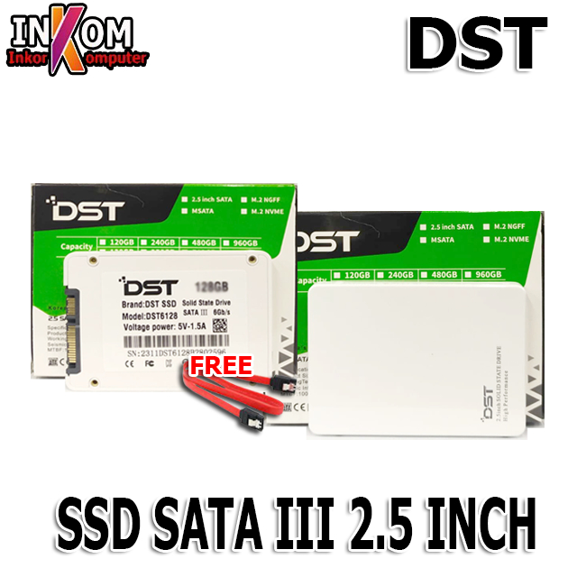 Jual SSD DST 128Gb/256GB/512GB 2.5 INCH SATA | Shopee Indonesia