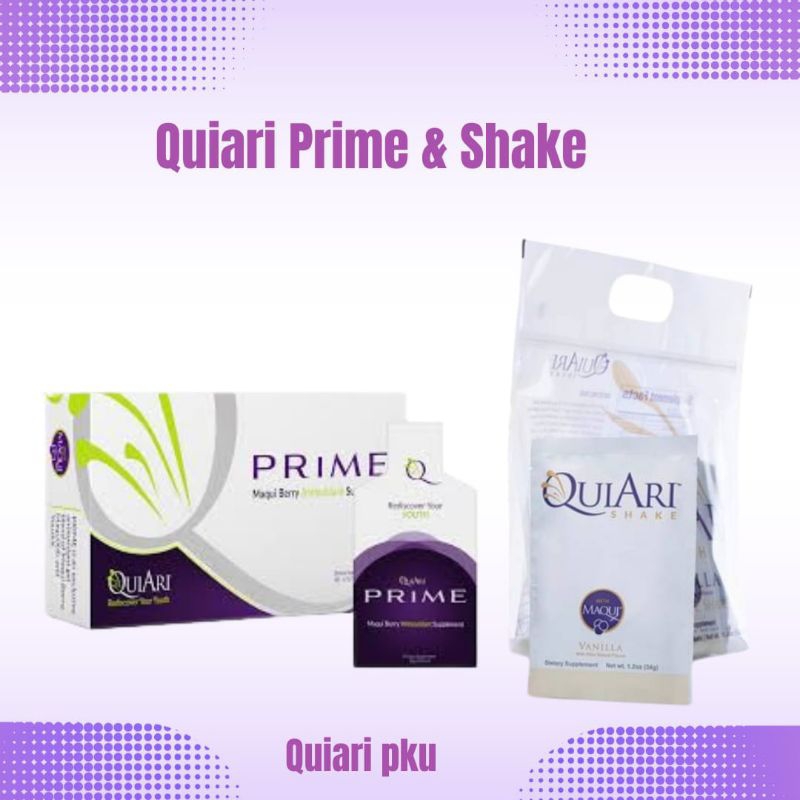 Jual SATU PACK QUIARI PRIME DAN SATU PACK QUIARI SHAKE | Shopee Indonesia