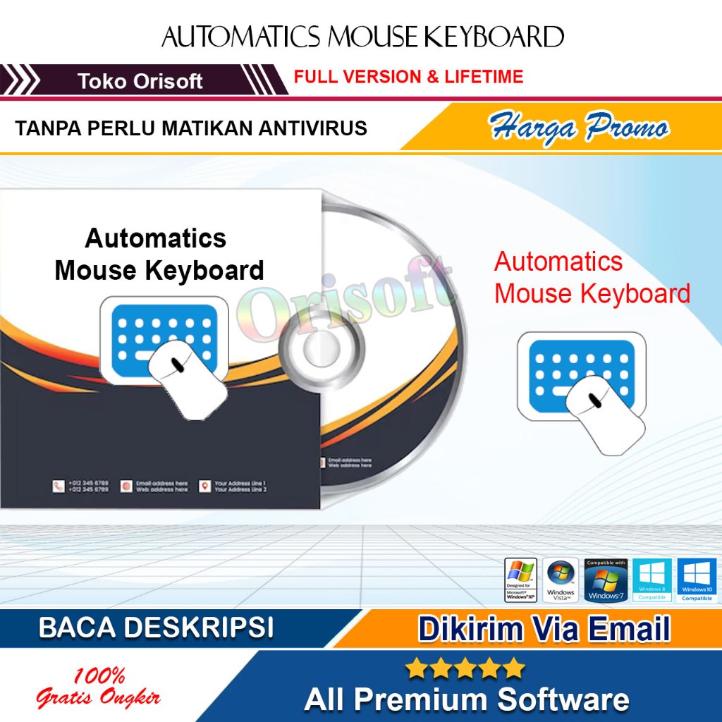 Jual Automatic Mouse Dan Keyboard 6.1.2 Full Lifetime | Shopee Indonesia