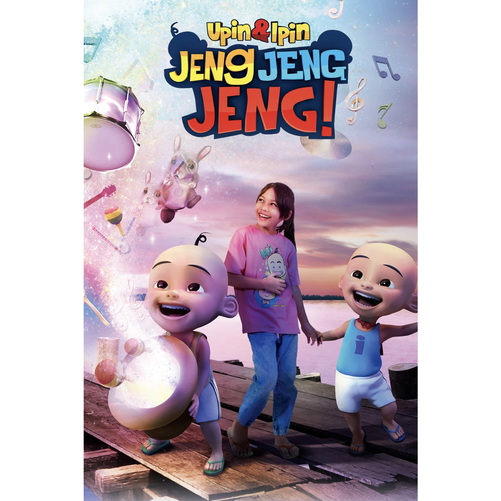 Jual dvd kaset Upin & Ipin Jeng Jeng Jeng! (2016) | Shopee Indonesia