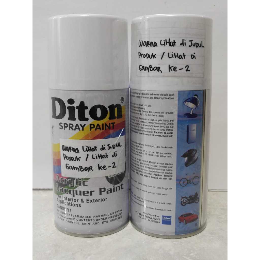 Jual Pylox Pilox Pilok Cat Semprot Diton Spray Paint Silver Metallic Perak Metalic 300CC 300 CC ...