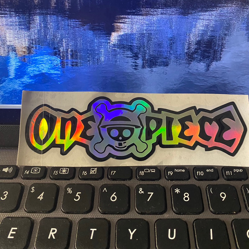 Jual Sticker cutting One piece logo bajak laut topi jerami Cuting ...