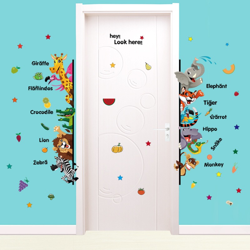 Jual Wallsticker Dinding Stiker Kaca Stiker Pintu Kamar Anak Gambar ...