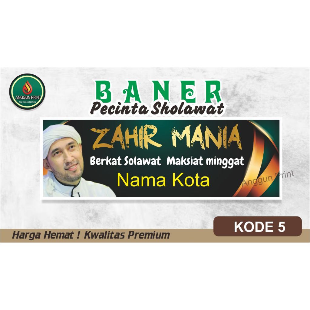 Jual Banner pecinta sholawat, spanduk sholawat zahir mania | mafia ...