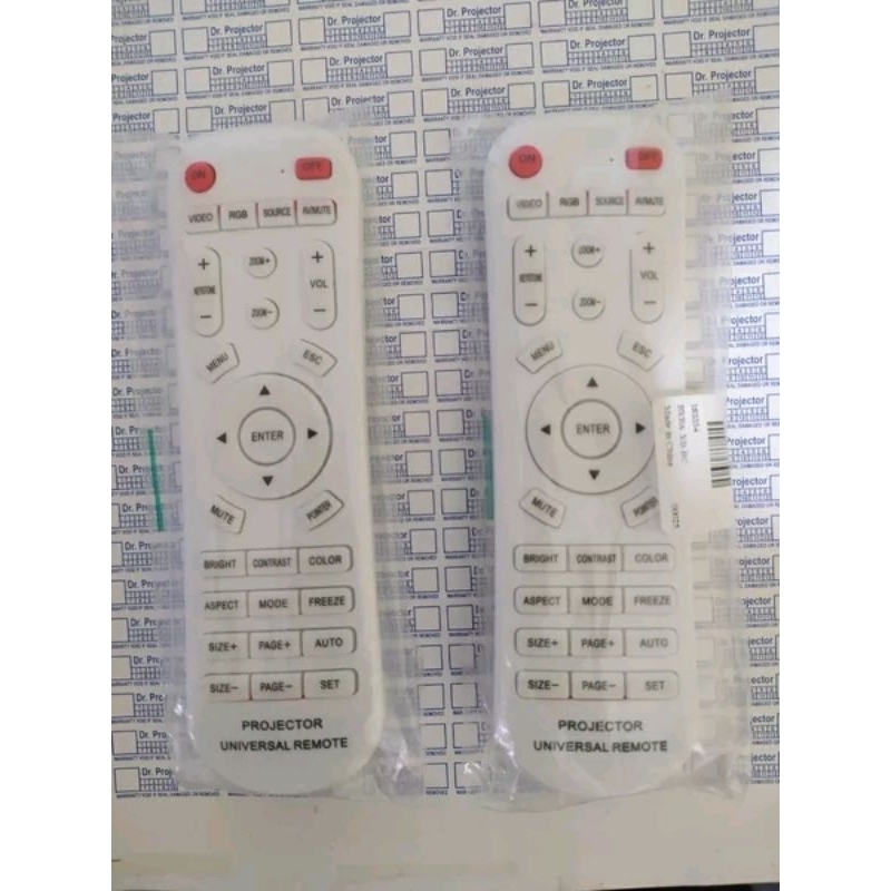 Jual Remote Projector Universal All Brand Epson, Infocus, Panasonic ...