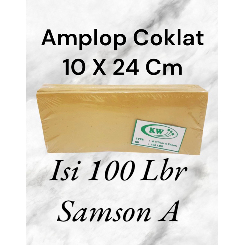 Jual Amplop Coklat Samson A || Amplop Gaji | Shopee Indonesia