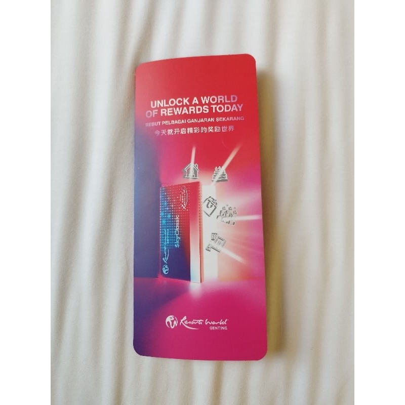 Jual Kartu Card Sky Classic Merah Genting Resort World Souvenir ...