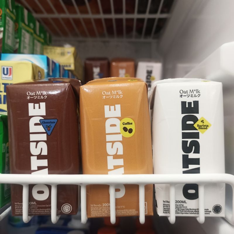 Jual OUTSIDE Mini Oat Milk 200 ml - Susu Oat Gandum Lactose & Dairy ...