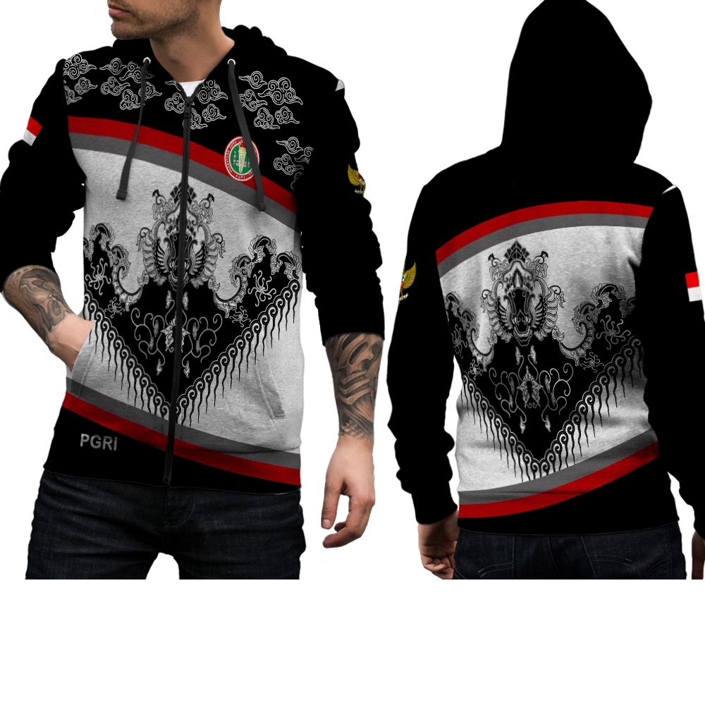 Jual Baju Jaket hoodie Sweatshirt PGRI Jaket Pgri guru INDONESIA Unisex ...
