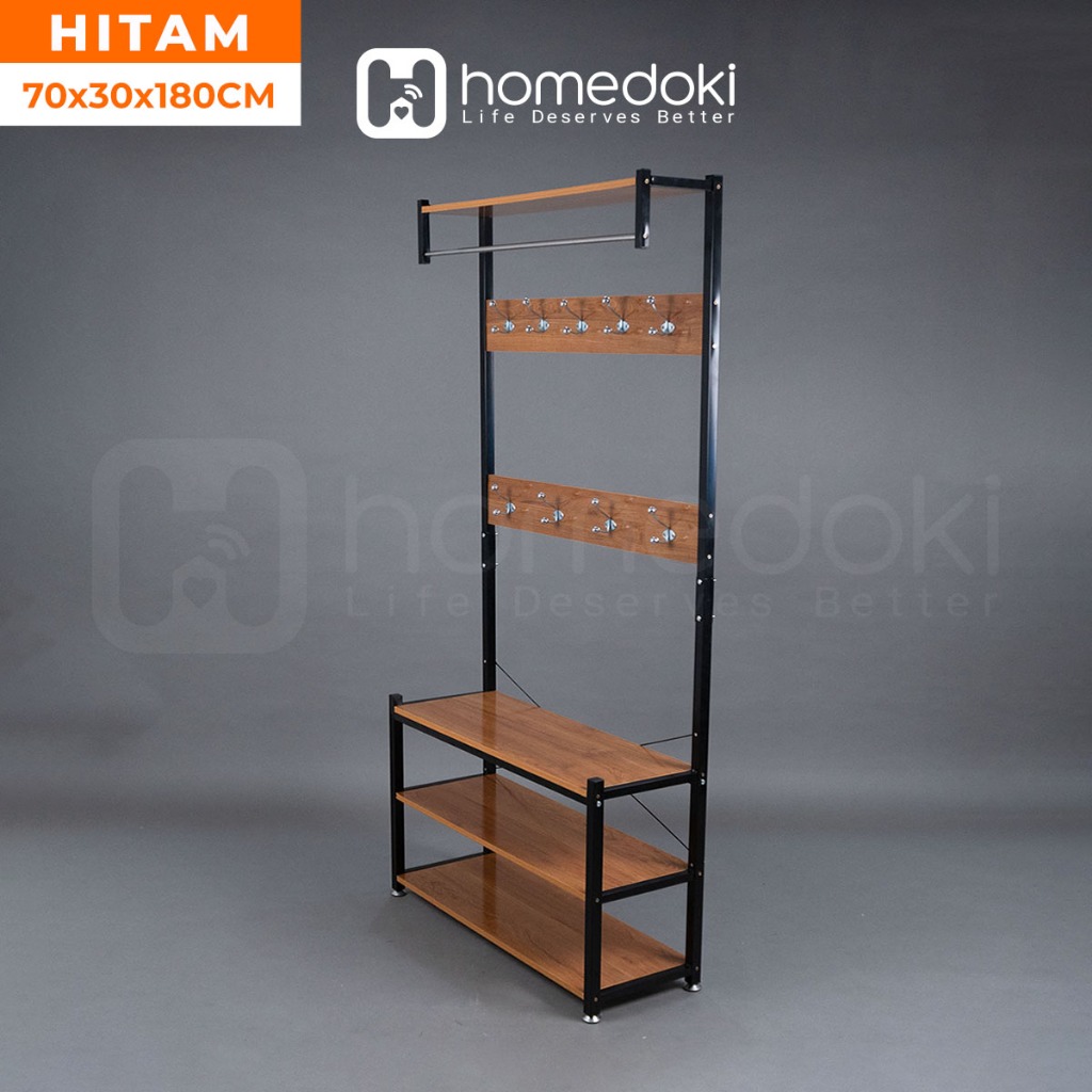 Jual Homedoki Rak Baju Gantung / Stand Hanger / Lemari Gantung / Lemari ...