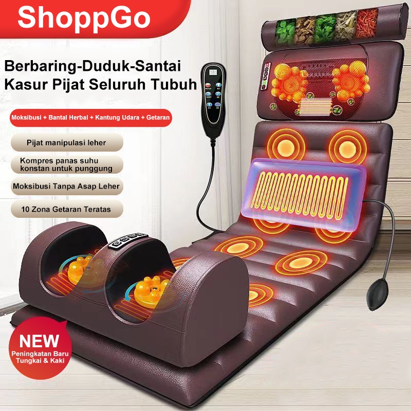 Jual Upcloud ( COD ) Kursi Pijat Elektrik Bantalan Pijat Seluruh Tubuh Portable Massager Praktis ...