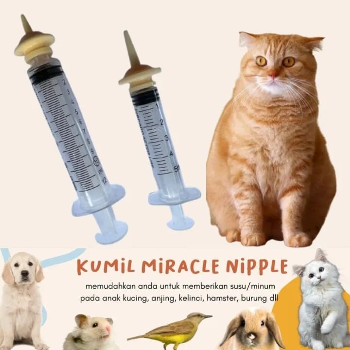 Jual Kumil Miracle Nipple - Spuit Syringe Susu Dot Hewan | Shopee Indonesia