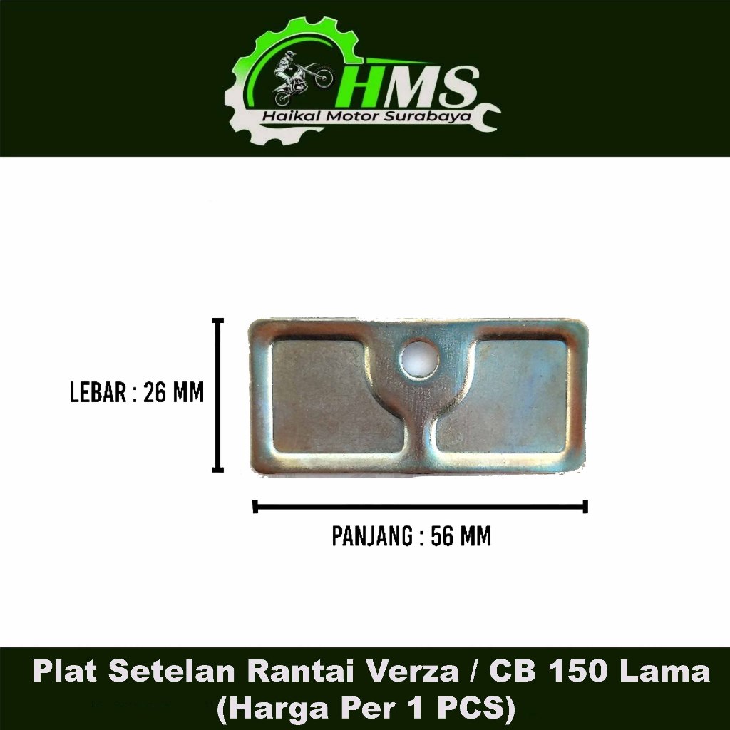Jual Plat Setelan Rantai Verza / CB 150 Lama (Harga Per 1 PCS) - Plate ...