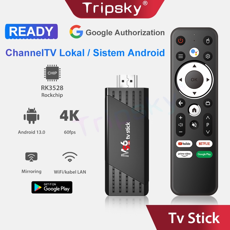 Jual Tripsky android tv stick Ram 4GB Rom 32GB btelevisi digital lokal ...