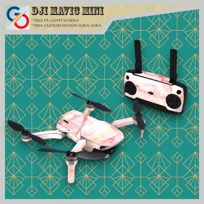 Jual DJI MAVIC MINI PROTECTOR DRONE TERLENGKAP Satin Marble bisa custom ...