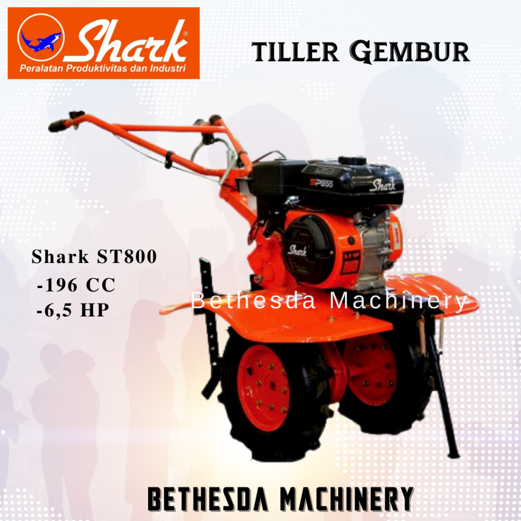 Jual Mini Traktor Shark Tiller ST800 dengan Blade Gembur | Shopee Indonesia