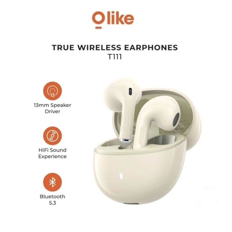 Jual OLIKE HEADSET BLUETOOTH TWS T111 ORIGINAL GARANSI 1 TAHUN | Shopee ...