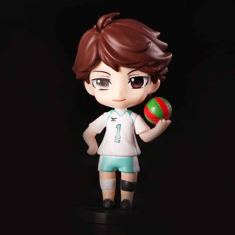 Jual Haikyuu Anime Chibi Action Figure Nishinoya Yu Bokuto Kotaru ...