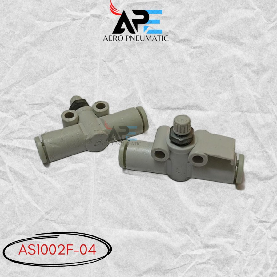 Jual ONE TOUCH FITTING / SPEED CONTROL SMC AS1002F-04 / AS 1002F 04 | Shopee Indonesia