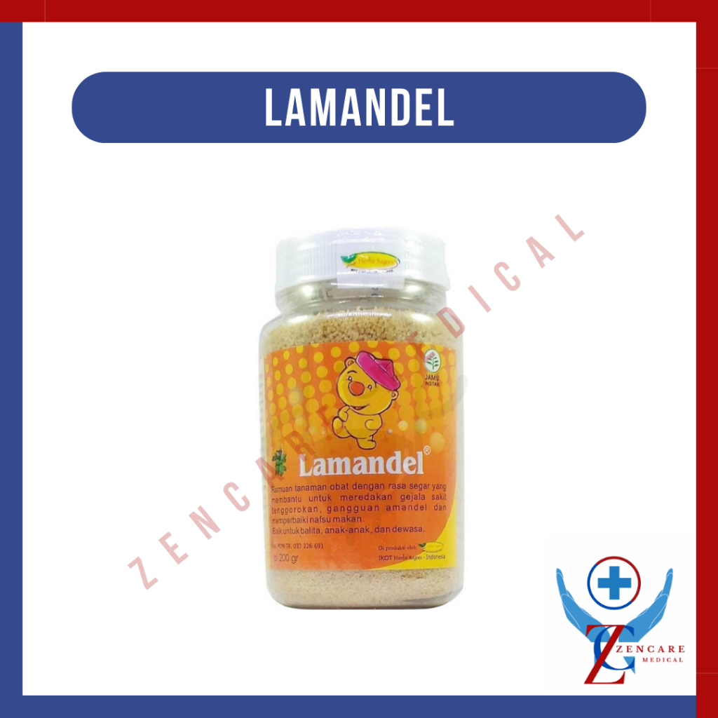 Jual Lamandel Botol / Obat Amandel Anak Dan Dewasa Sebotol Isi 200 Gram ...