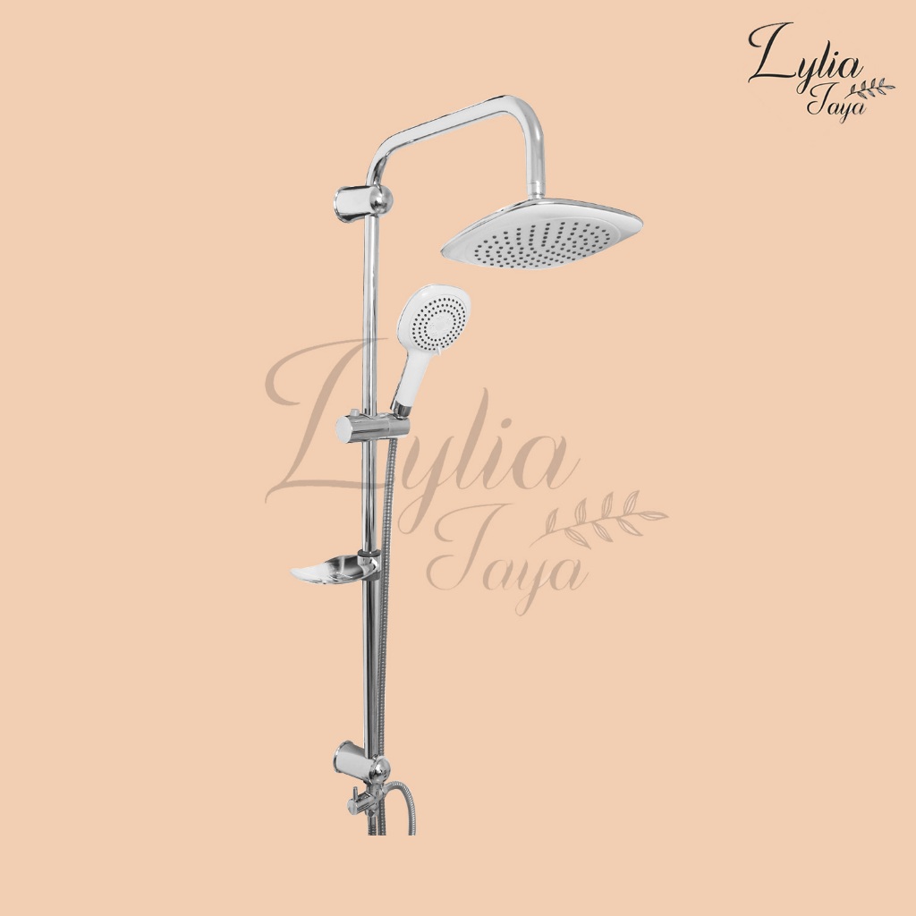 Jual Shower Set Tiang 1 Set Lengkap Shower Hujan Shower Kamar Mandi ...