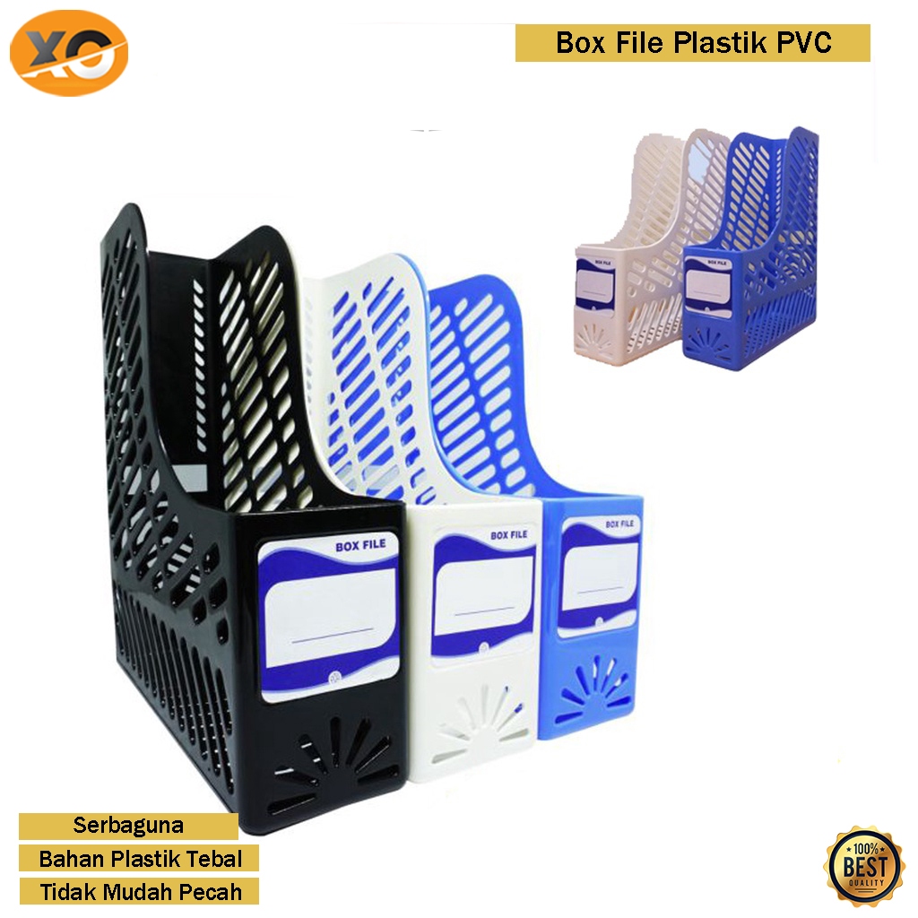 Jual Box File Plastik PVC Keranjang Berkas Penyimpanan Dokumen ...
