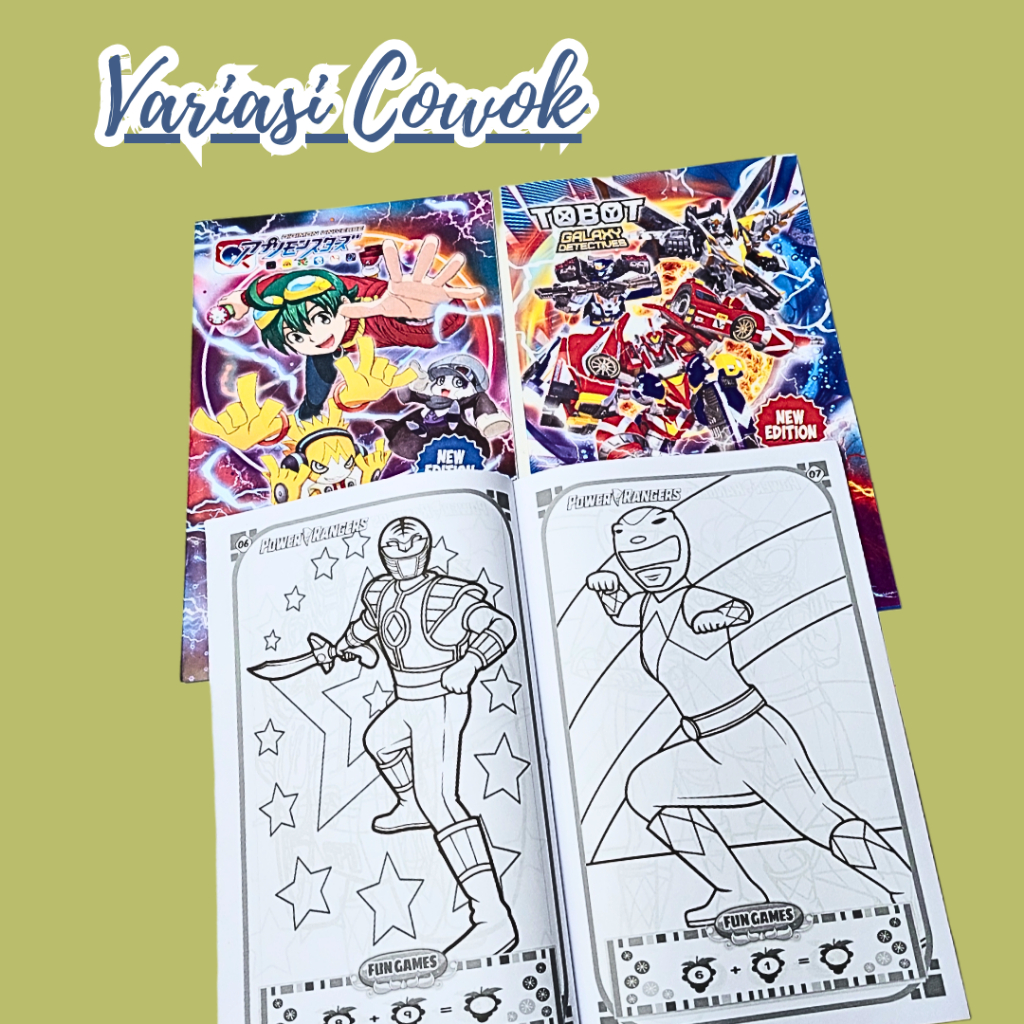 Jual Buku Mewarnai Anak / Colouring Book Funcy Ukuran Besar | Shopee ...