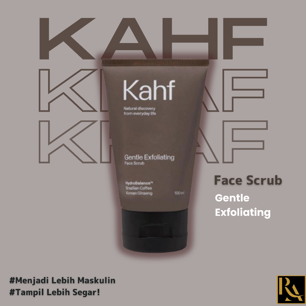 Jual KAHF Gentle Exfoliating Face Scrub/ Sabun Pembersih Wajah Pria ...