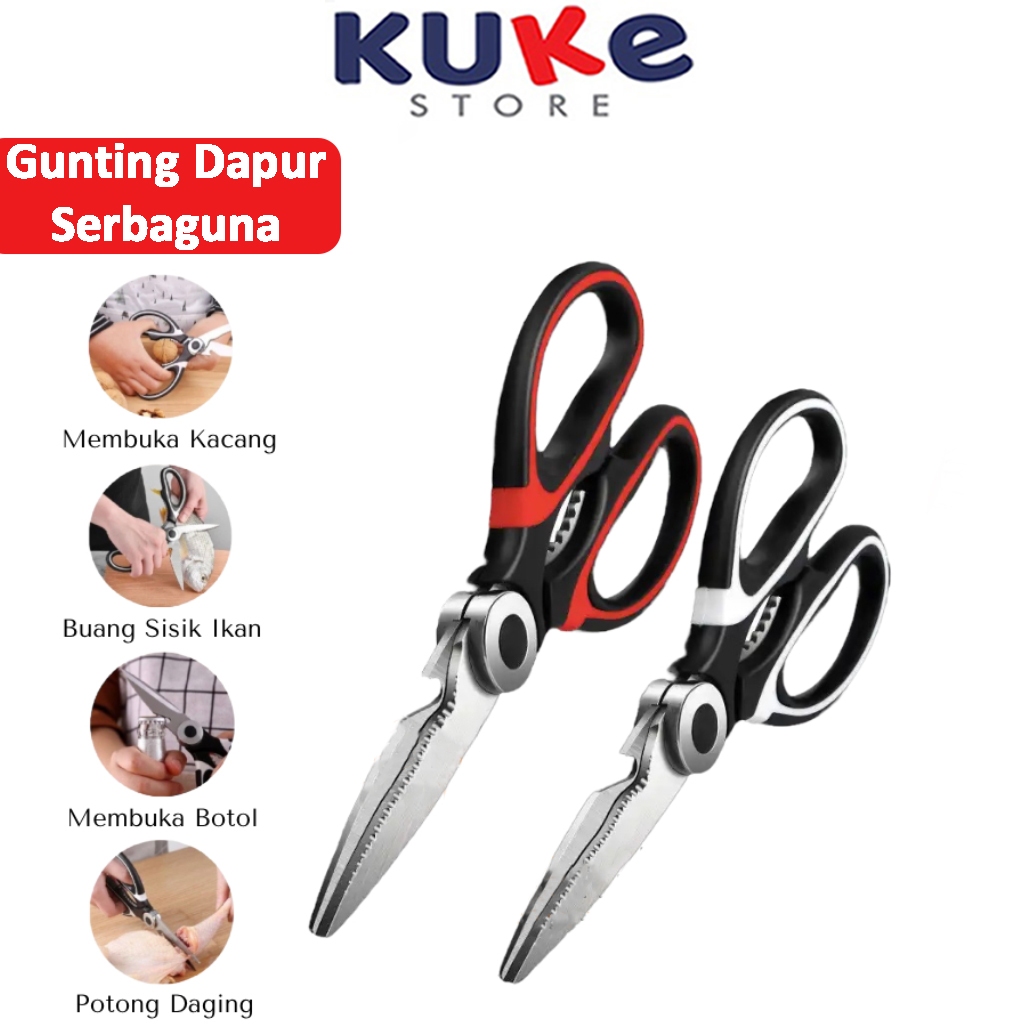 Jual KUKE GUNTING DAPUR BESAR MULTIFUNGSI PEMOTONG TULANG AYAM IKAN ...