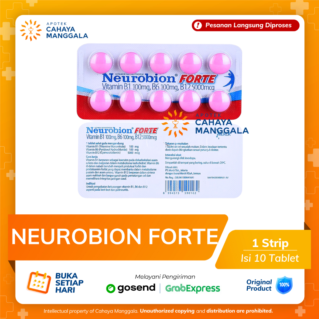 Jual NEUROBION FORTE STRIP 10 TABLET | Shopee Indonesia