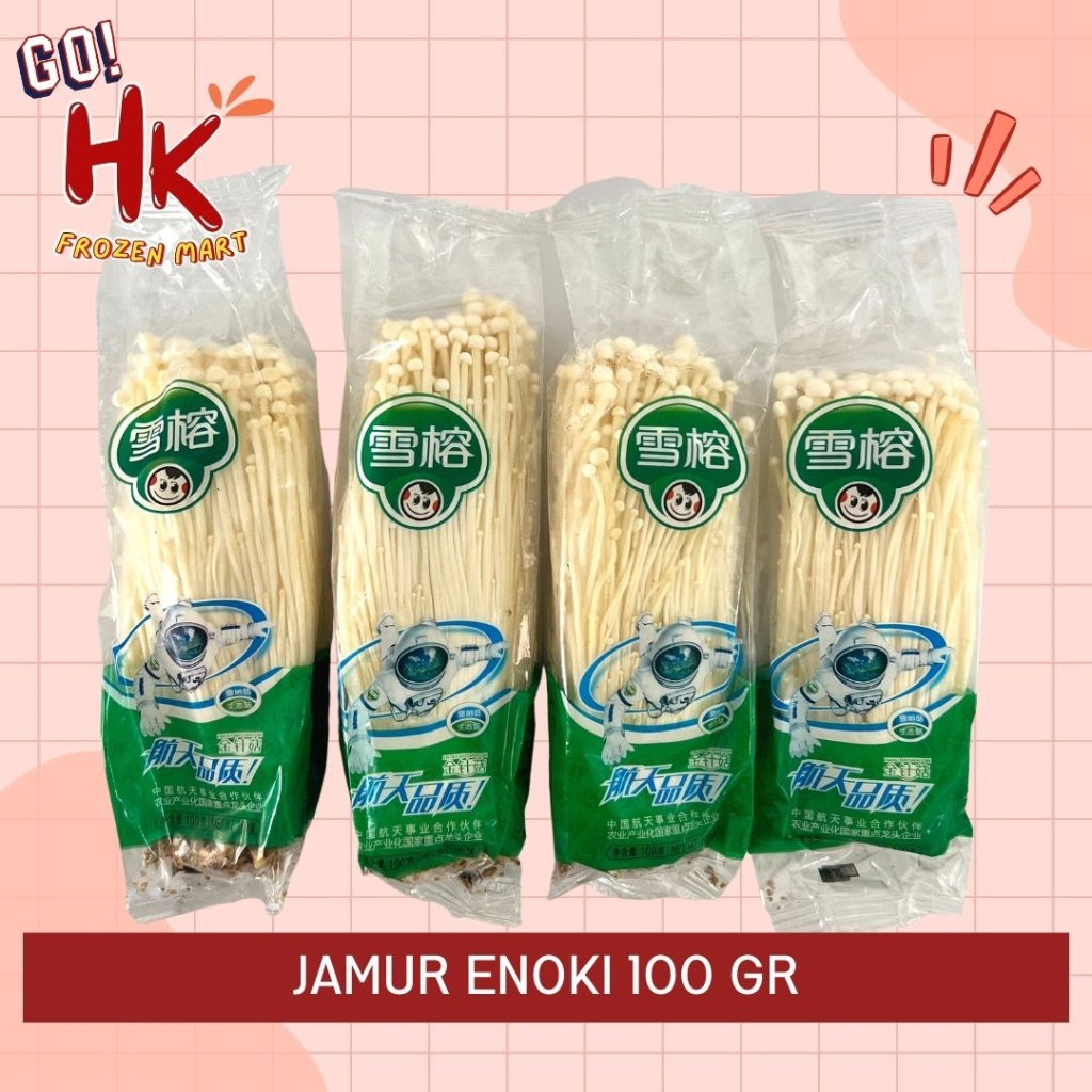 Jual Jamur Enoki 100gr | enoki mushroom korea china Fresh Termurah HK ...