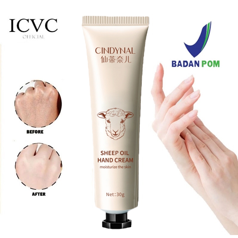 Jual [BPOM] Cindynal Hand Cream Krim Pemutih Tangan Sheep Oil Alami ...