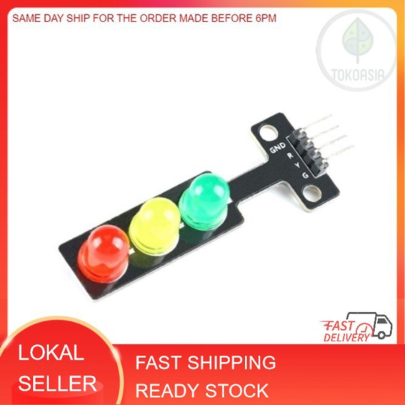 Jual Unik Mini 5V Traffic Light LED Display Arduino Red Yellow Green ...