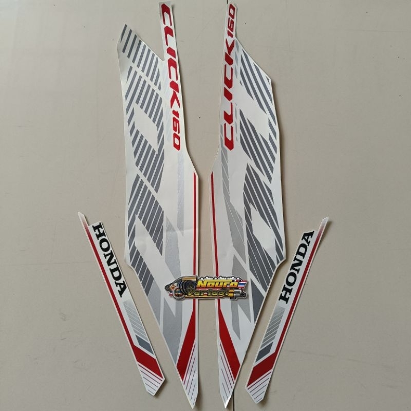Jual honda click 160 2023 striping putih list motor standar kualitas ...