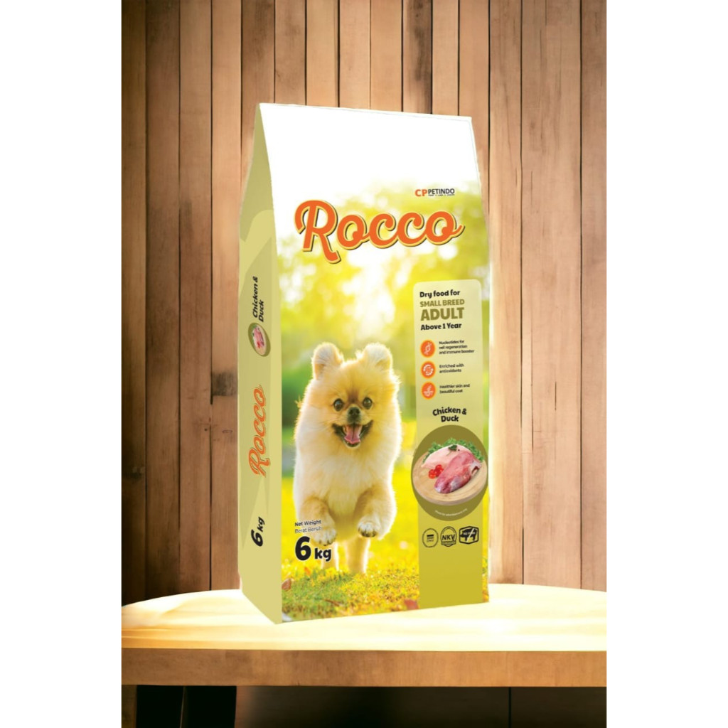 Jual exspedisi Rocco Chicken Duck Small Breed Adult Dog Food Freshpack ...