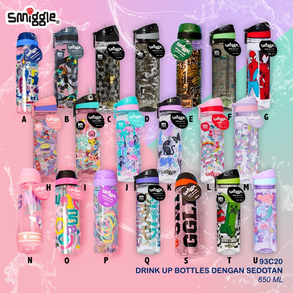 Jual Tumbler Smiggle / Botol Minum Karakter 2002A 650 ML | Shopee Indonesia
