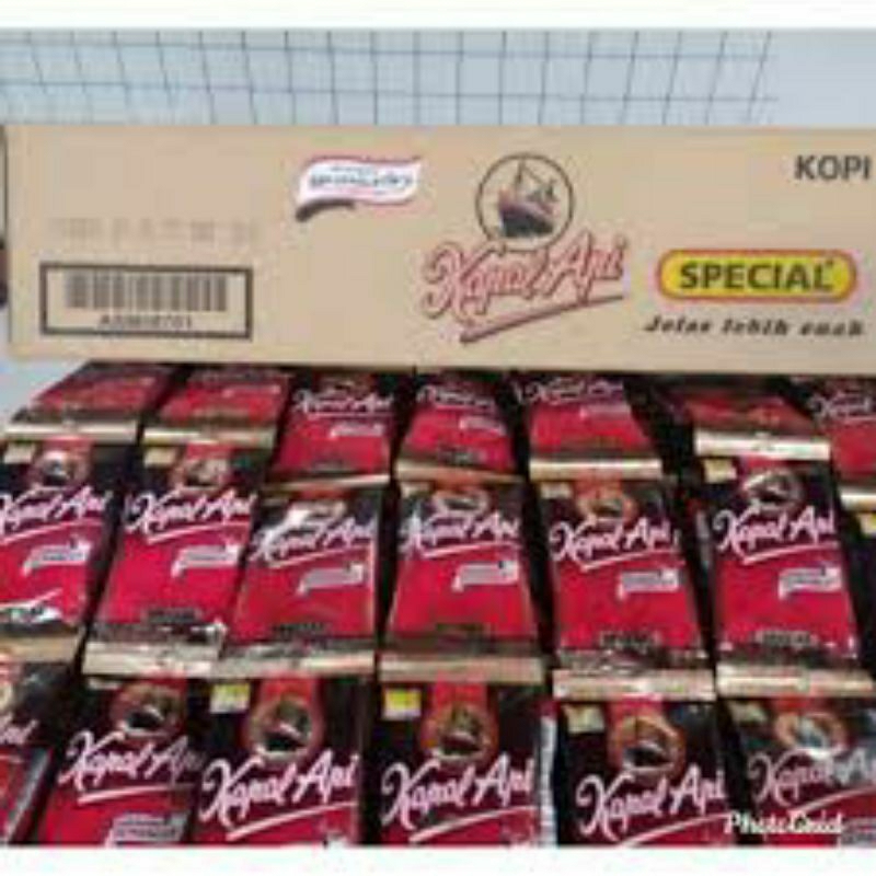 Jual kapal Api mini bubuk Tanpa Gula 1 karton Isi 20 Renceng X 10 ...