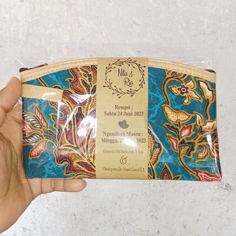 Jual souvenir dompet batik ukuran 16x10cm | Shopee Indonesia