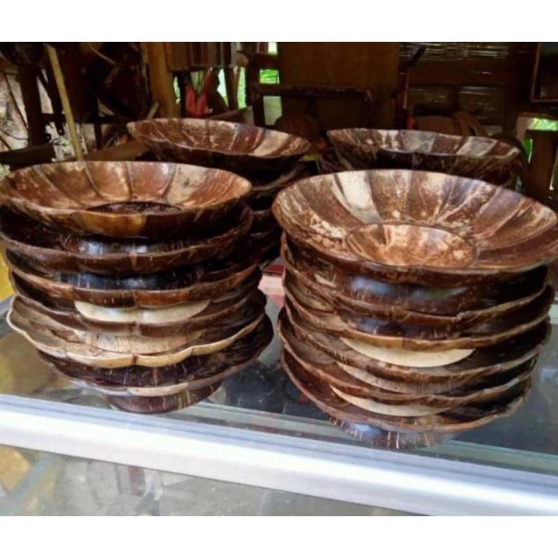 Jual piring unik, piring antik, piring batok kelapa, piring murah ...