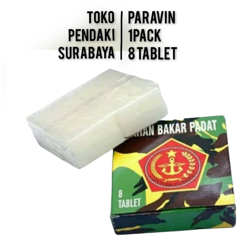 Jual (1SET) PARAVIN BAHAN BAKAR PADAT + KOMPOR I BAHAN BAKAR PARAVIN ...