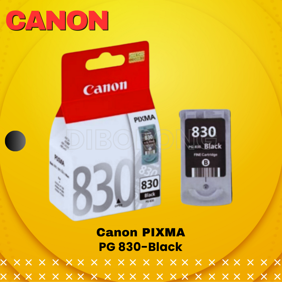 Jual Tinta Canon 830 Black Cartridge Canon PG 830 Orginal | Shopee ...
