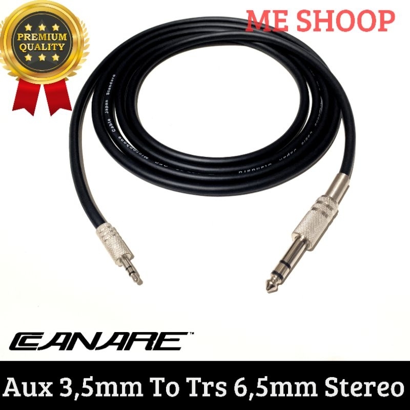 Jual kabel audio jack mini aux 3,5mm to jack akai stereo trs 6,5mm 2meter | Shopee Indonesia