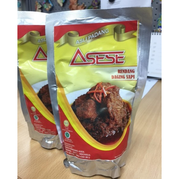 Jual Rendang Daging Asese 500gr ORIGINAL ENAK HALAL VIRAALLL | Shopee ...