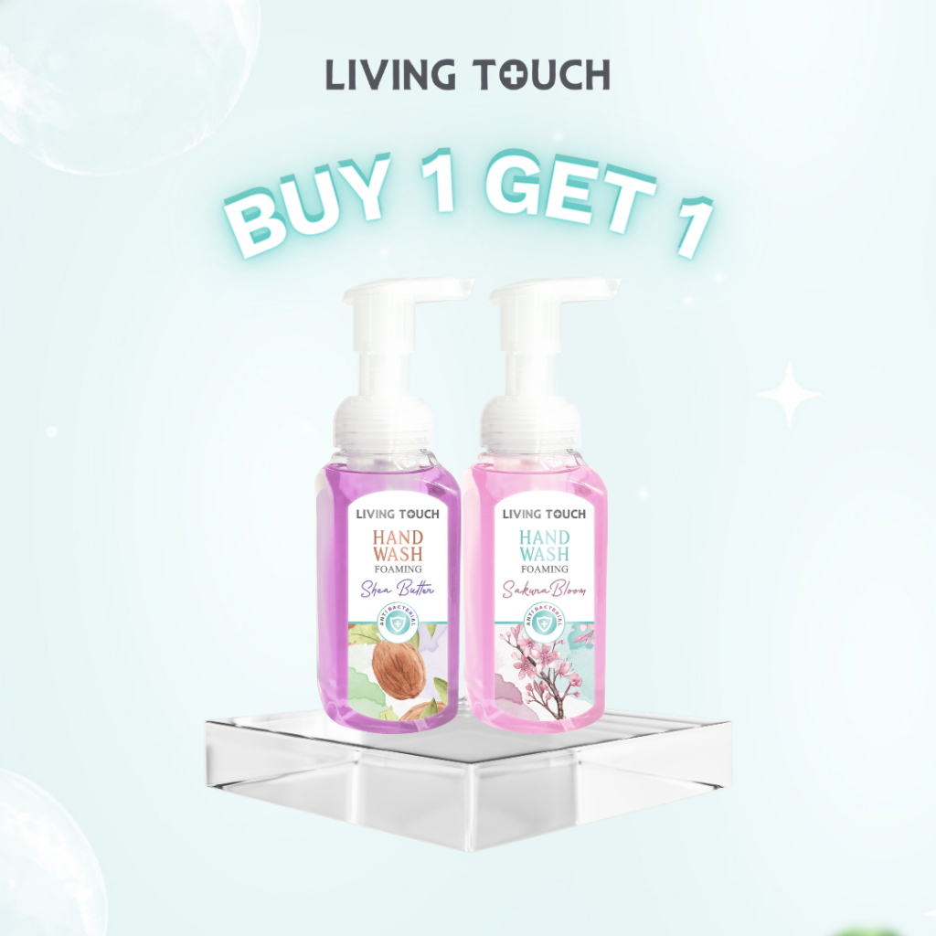 Jual (BUY 1 GET 1) LIVING TOUCH ANTIBACTERIAL HAND WASH 225 ML | Shopee ...