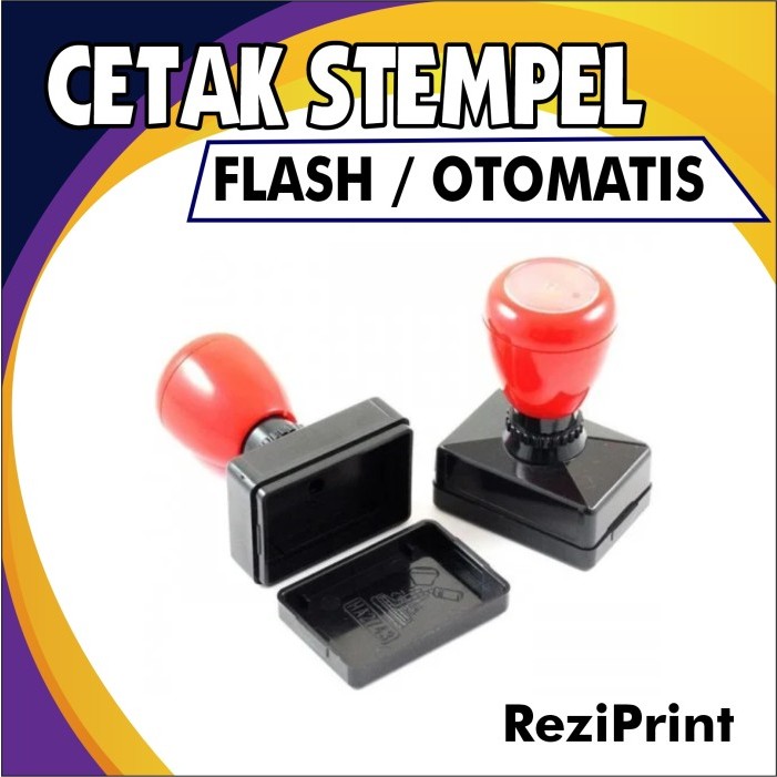 Jual STAMPEL FLASH / STAMPEL OTOMATIS | Shopee Indonesia