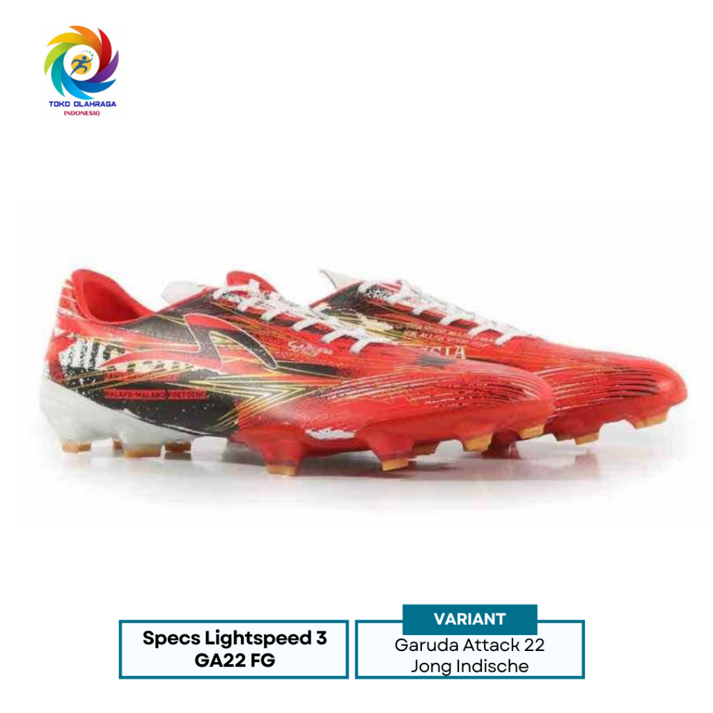 Jual Sepatu Bola SPECS Lightspeed 3 GA22 FG - Garuda Attack 22 ORIGINAL ...