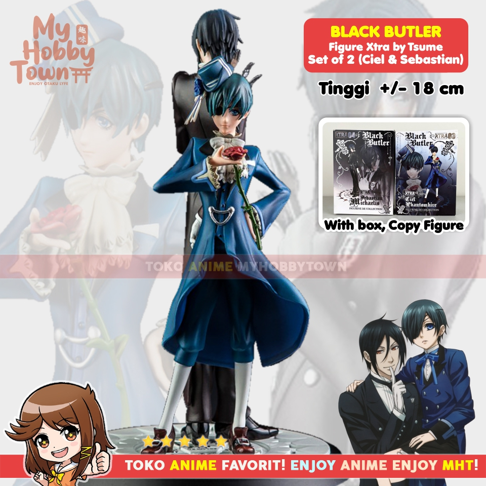 Jual Figure Anime Black Butler Kuroshitsuji Ciel Phantomhive Sebastian ...