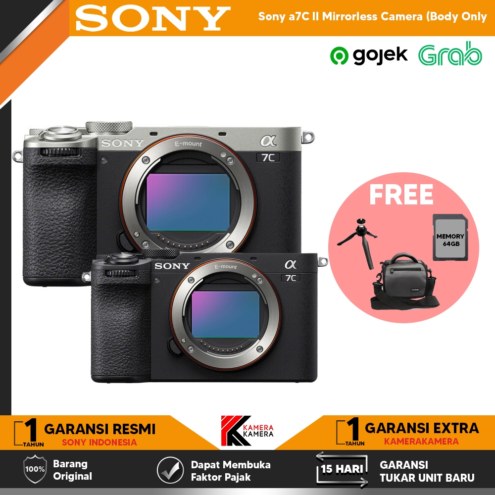 Jual Sony A7C II Body Only Mirrorless Camera Alpha A7CII A7 C Mark 2 ...